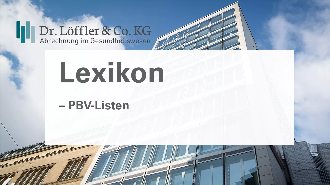 PBV-Listen - Dr. Löffler Lexikon